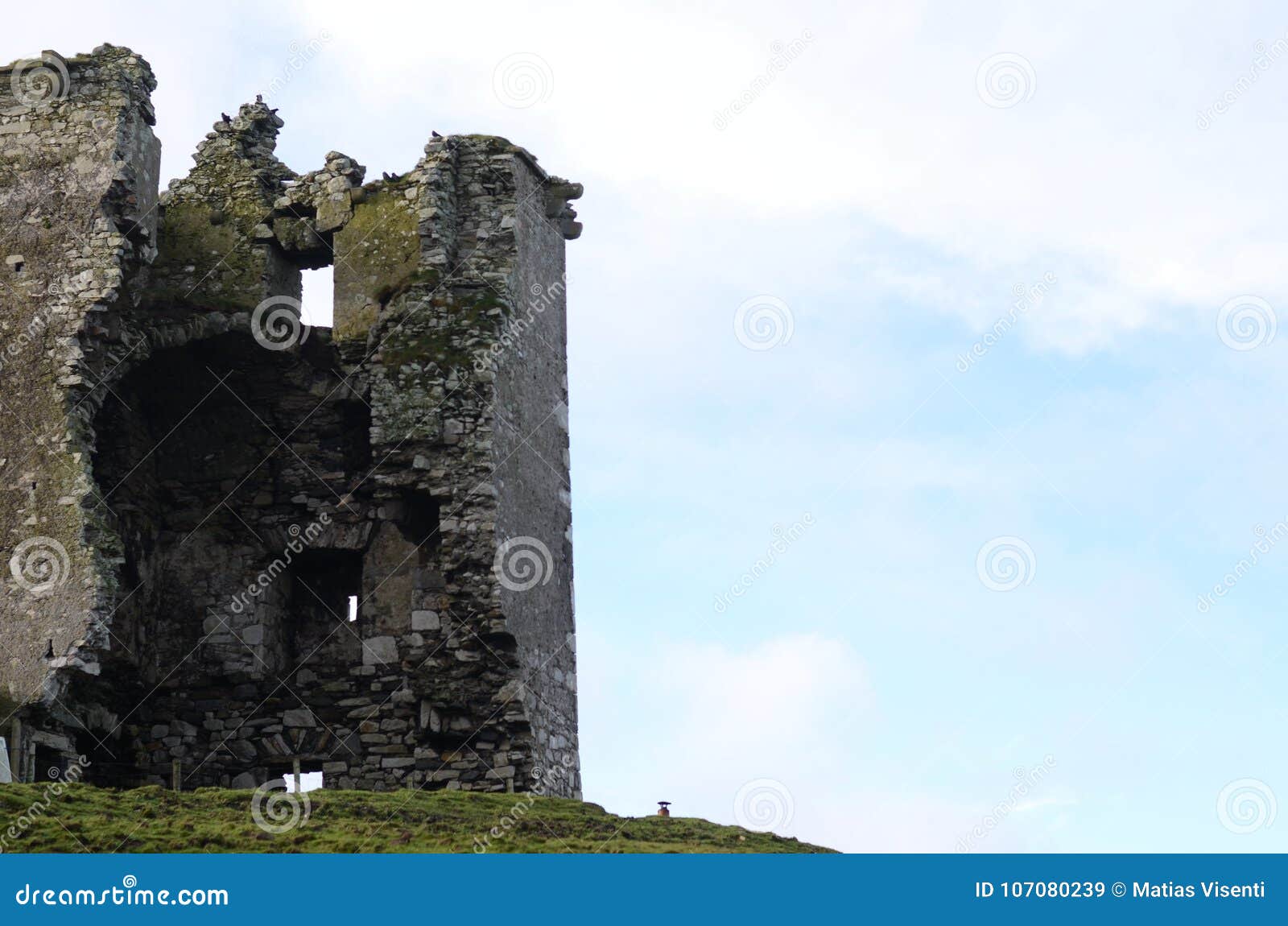 Renvyle castle stock image. Image of ruins, galway, castles - 107080239