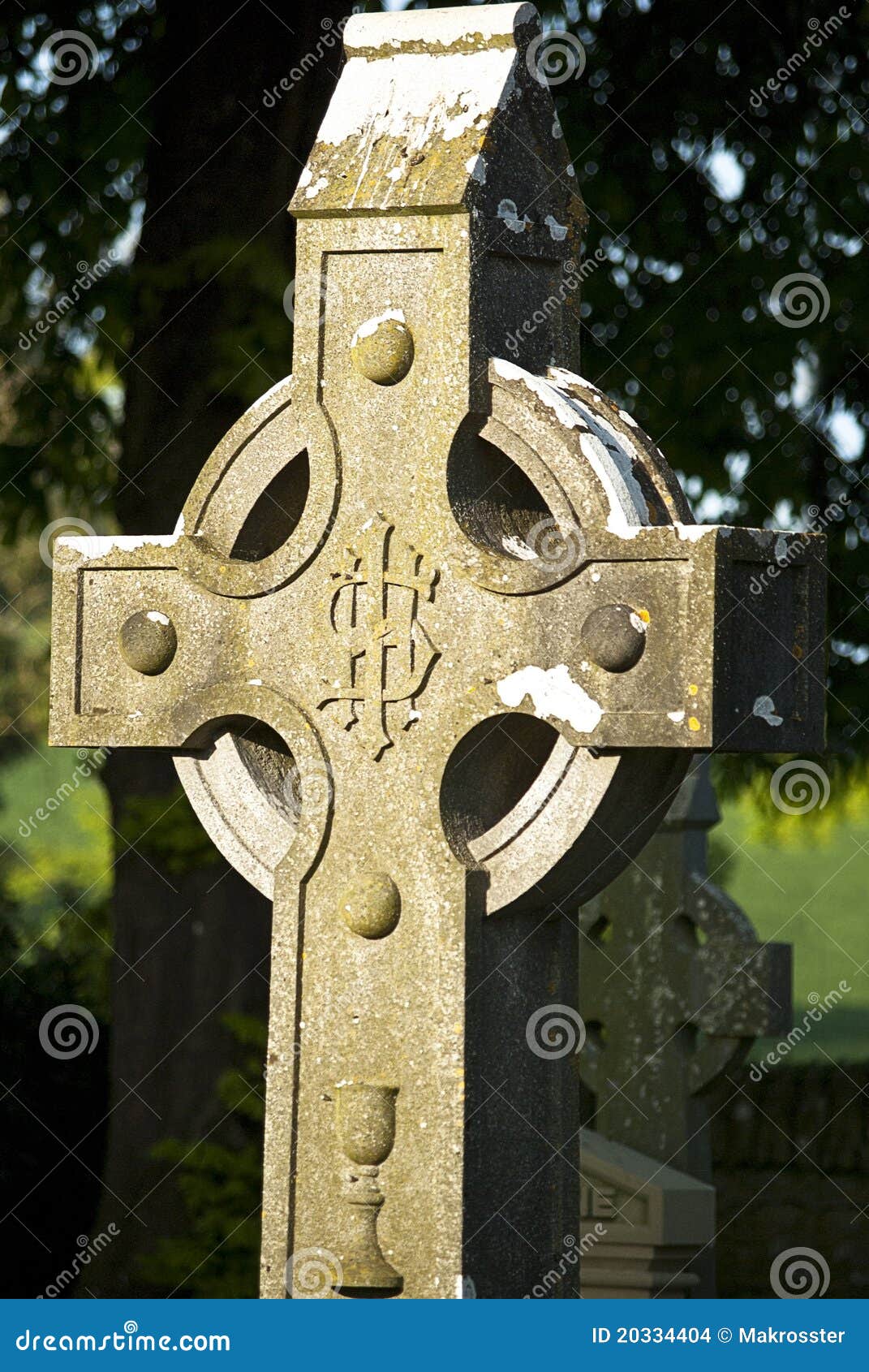 Irish Celtic Cross stock photo. Image of gravestone, history - 20334404
