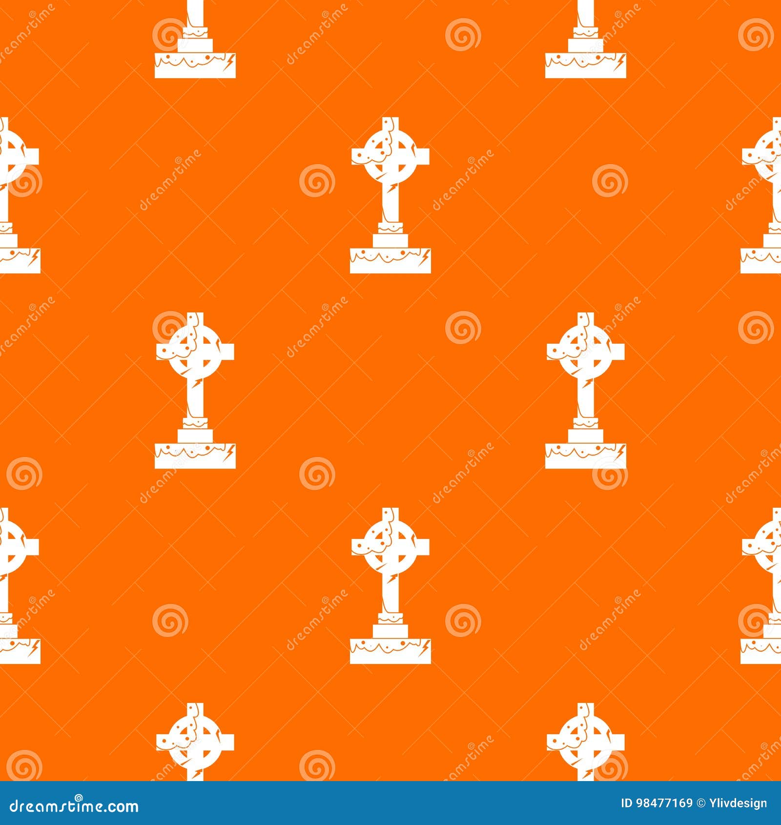 Irish Celtic Cross Pattern Seamless Stock Vector - Illustration of moon ...