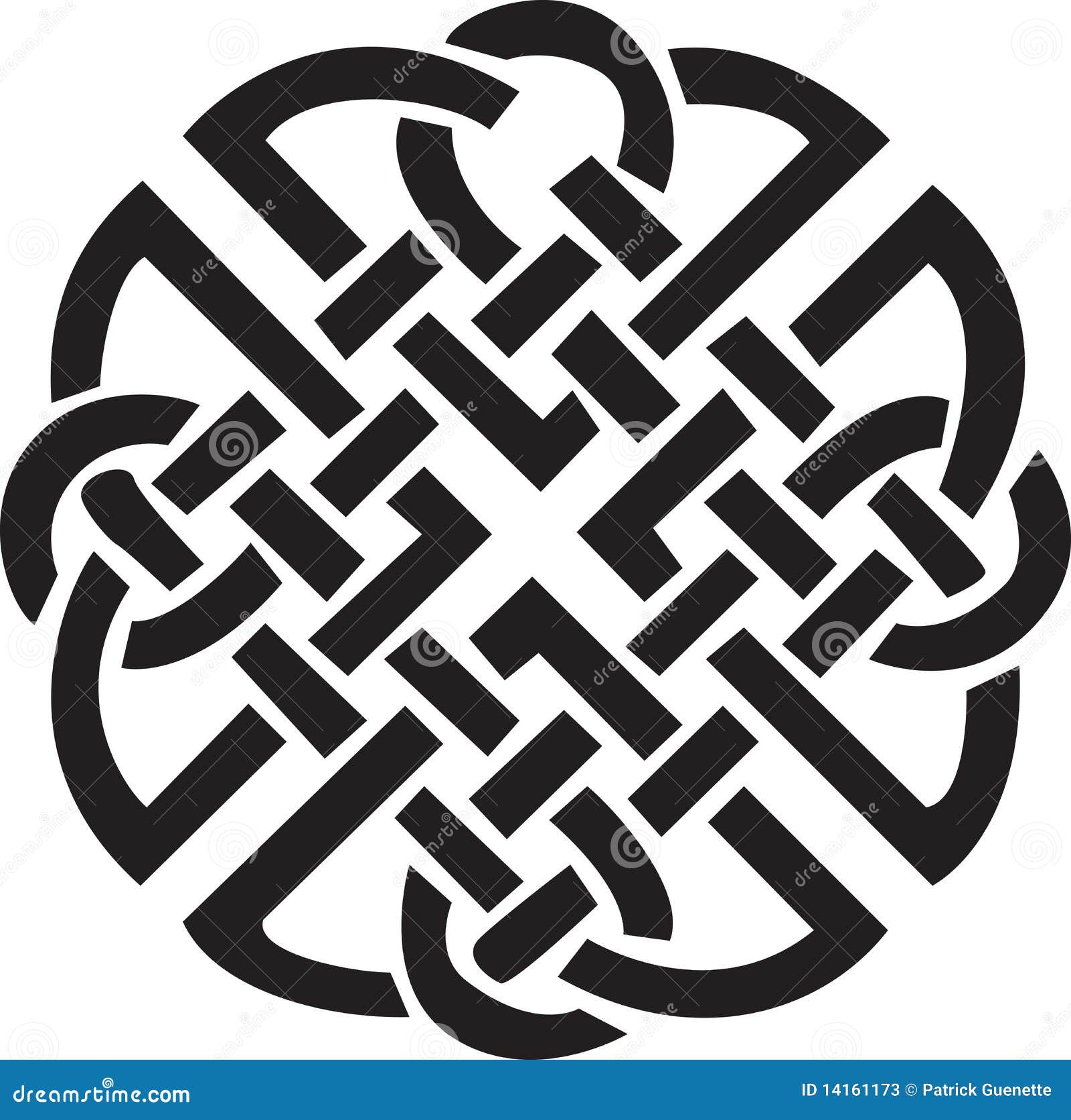 Irish Celtic design stock vector. Illustration of celtic - 14161173
