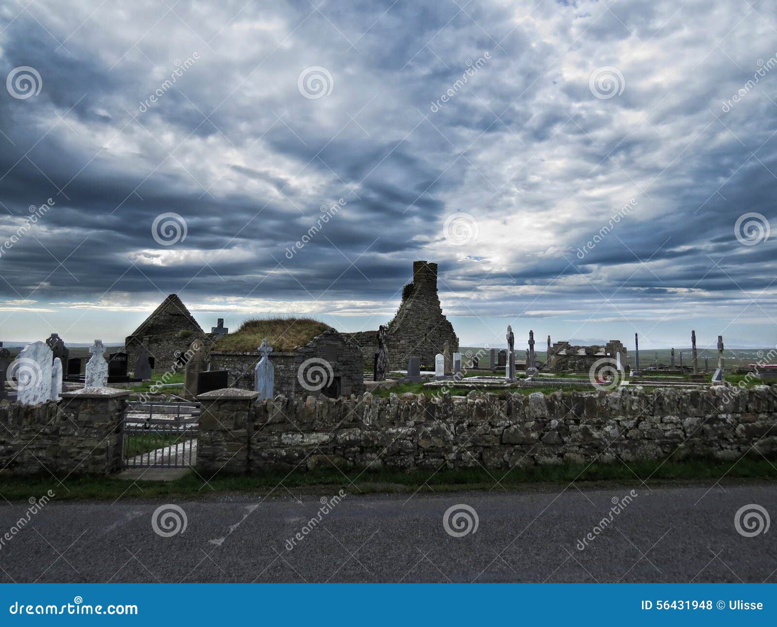 Irish Cemetery stock photo. Image of architecture, cross - 56431948