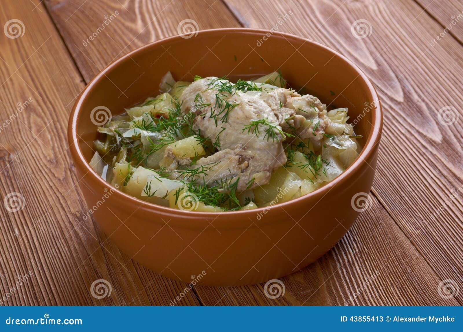 Irish chicken stew stock image. Image of potato, meat - 43855413