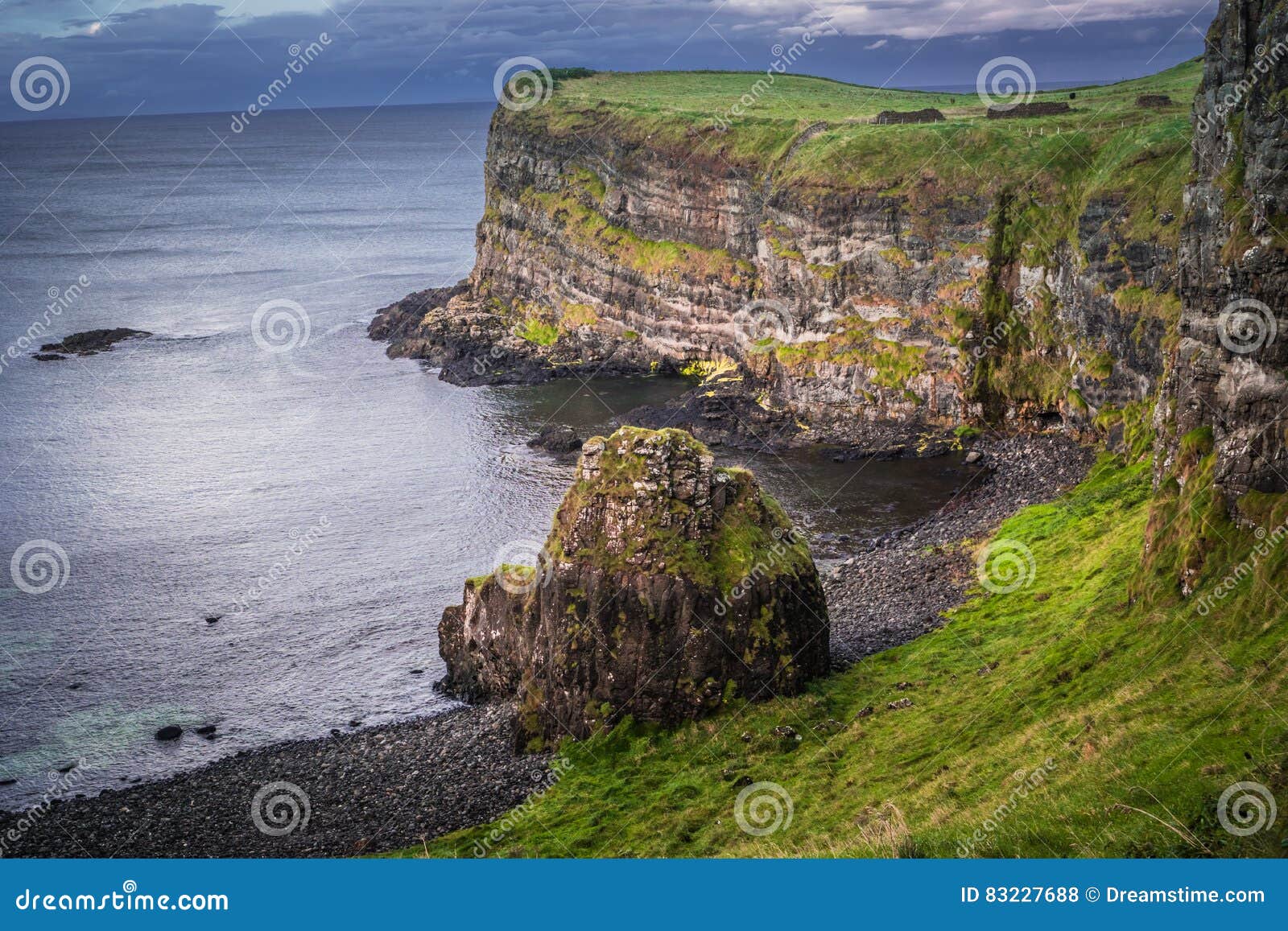 Irish Cliff Side Over Water Stock Photo - Image of irish, beauty: 83227688