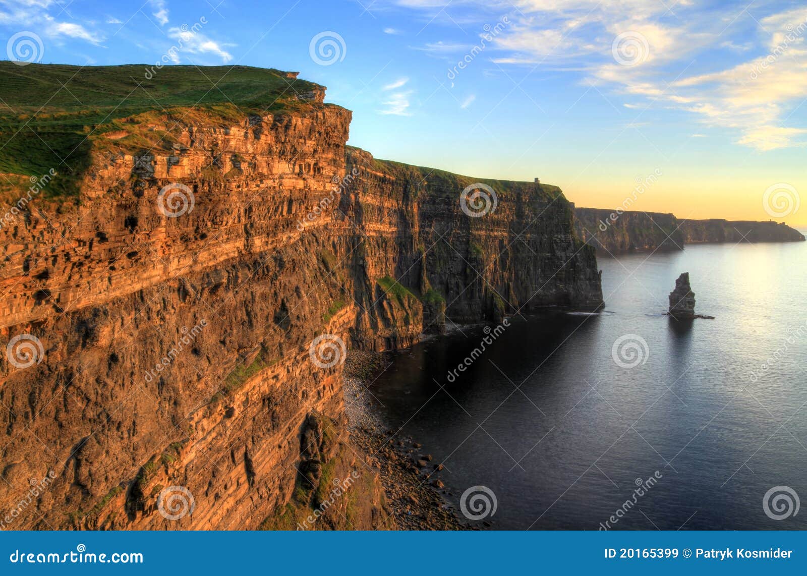 Irish cliffs.. stock image. Image of cool, extreme, nature - 20165399