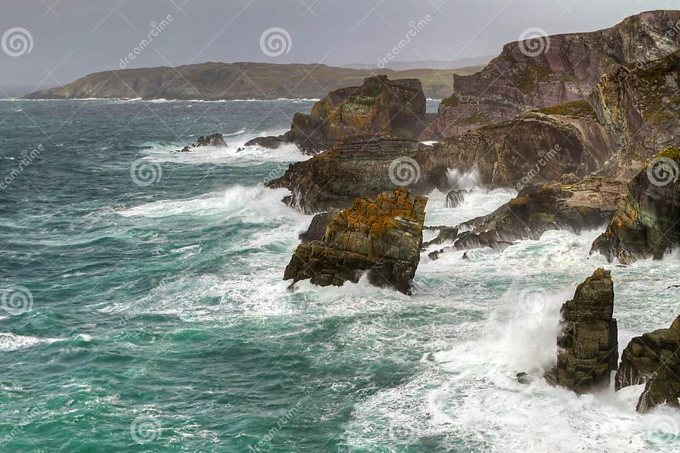 Irish cliffs at Mizen Head stock photo. Image of ireland - 21139476