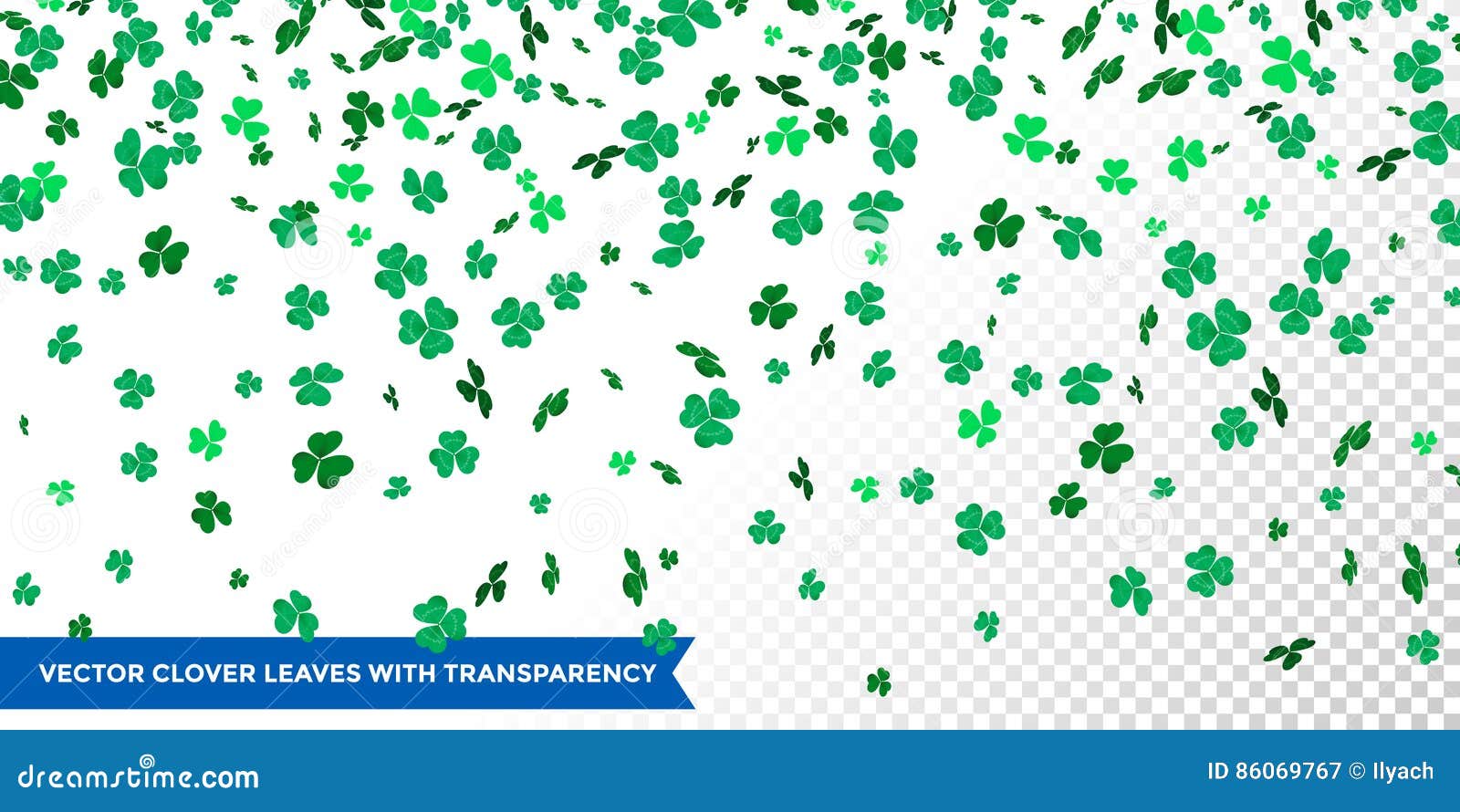 Clover On A Transparent Background Vector Illustration | CartoonDealer ...