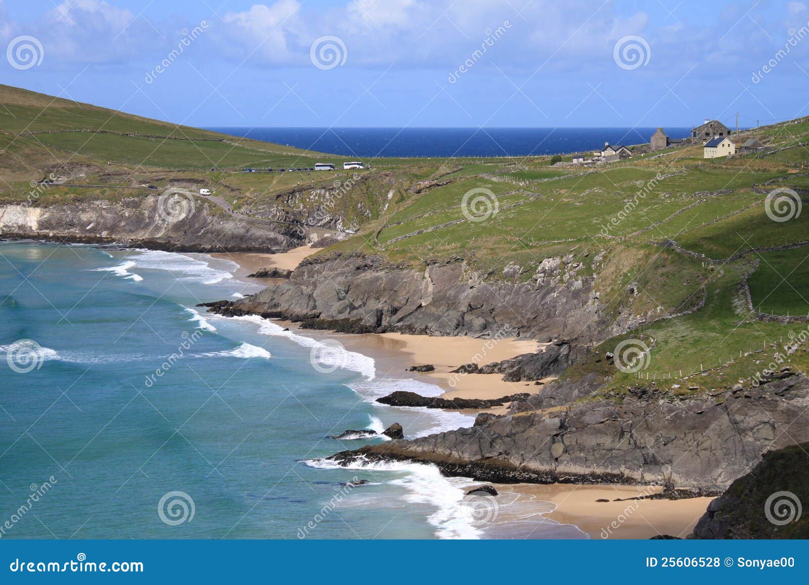 Irish Coast stock photo. Image of blue, waves, vacation - 25606528