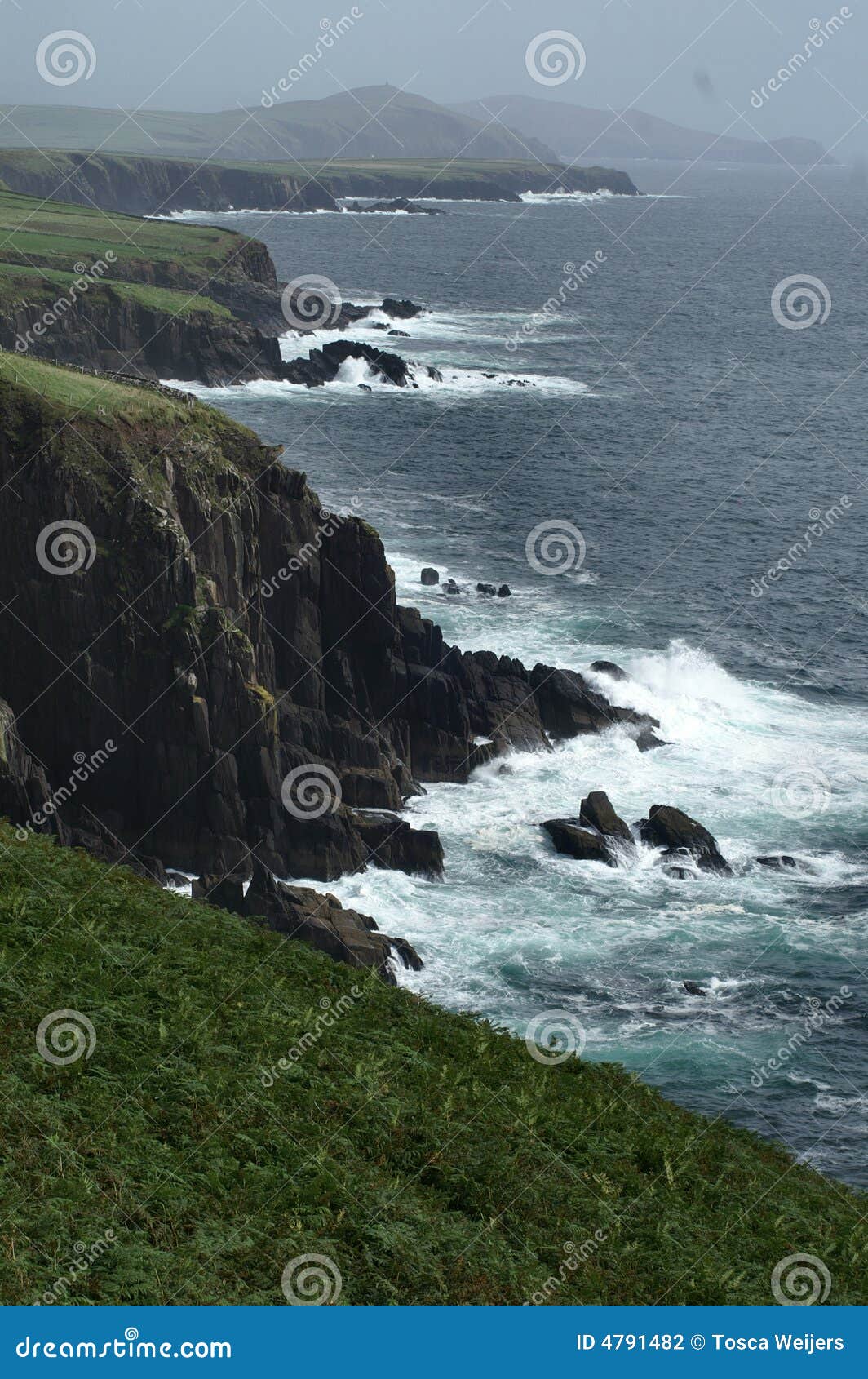Irish coast stock photo. Image of shore, rocks, ireland - 4791482