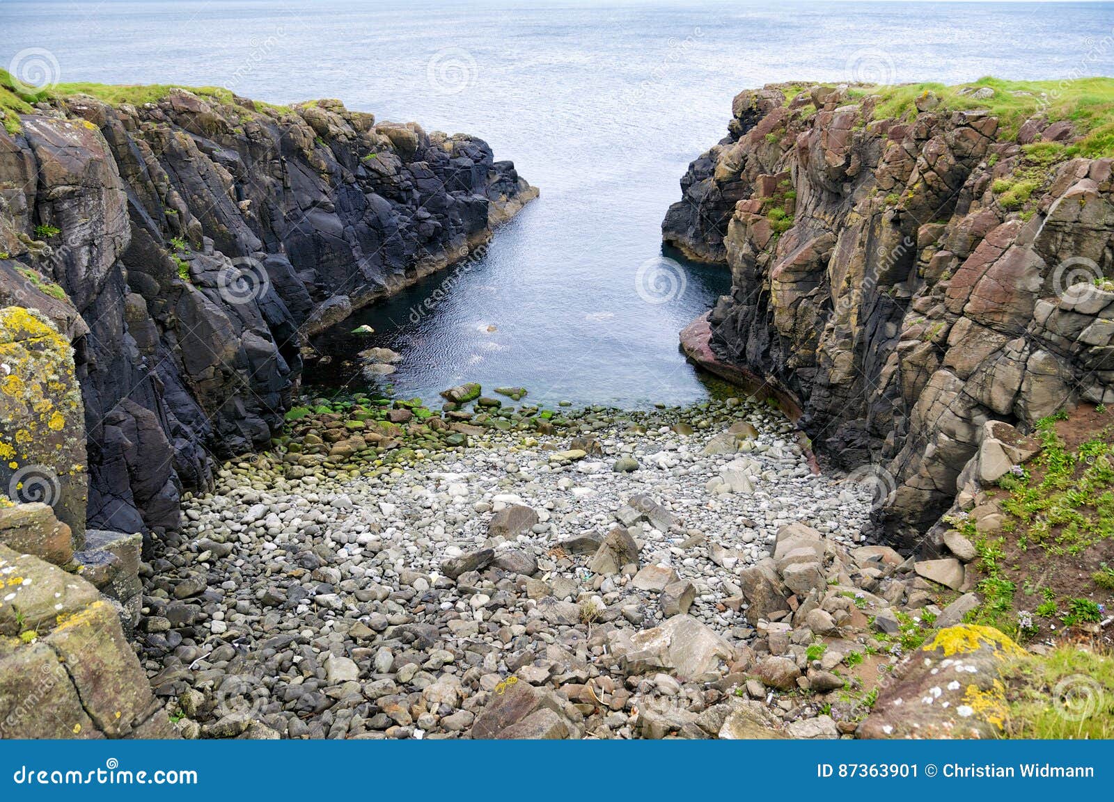 Irish Coast stock image. Image of rocks, landscape, coastline - 87363901