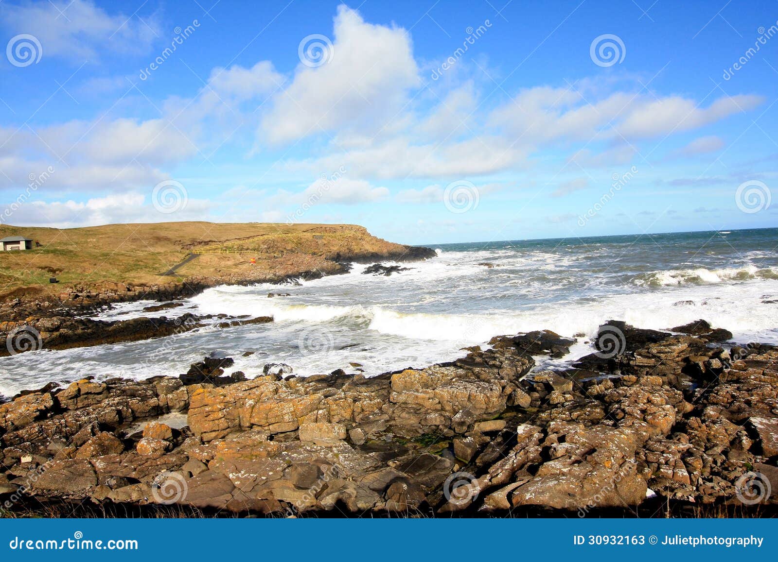 Irish Coastline in Springtime Stock Image - Image of summer, famous ...