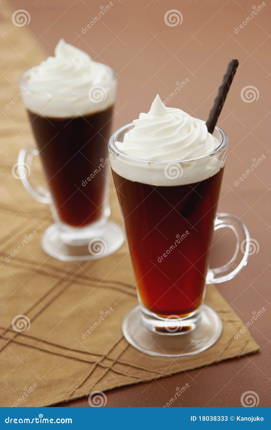 Irish Coffee stock image. Image of cocktail, title, beverage - 18038333