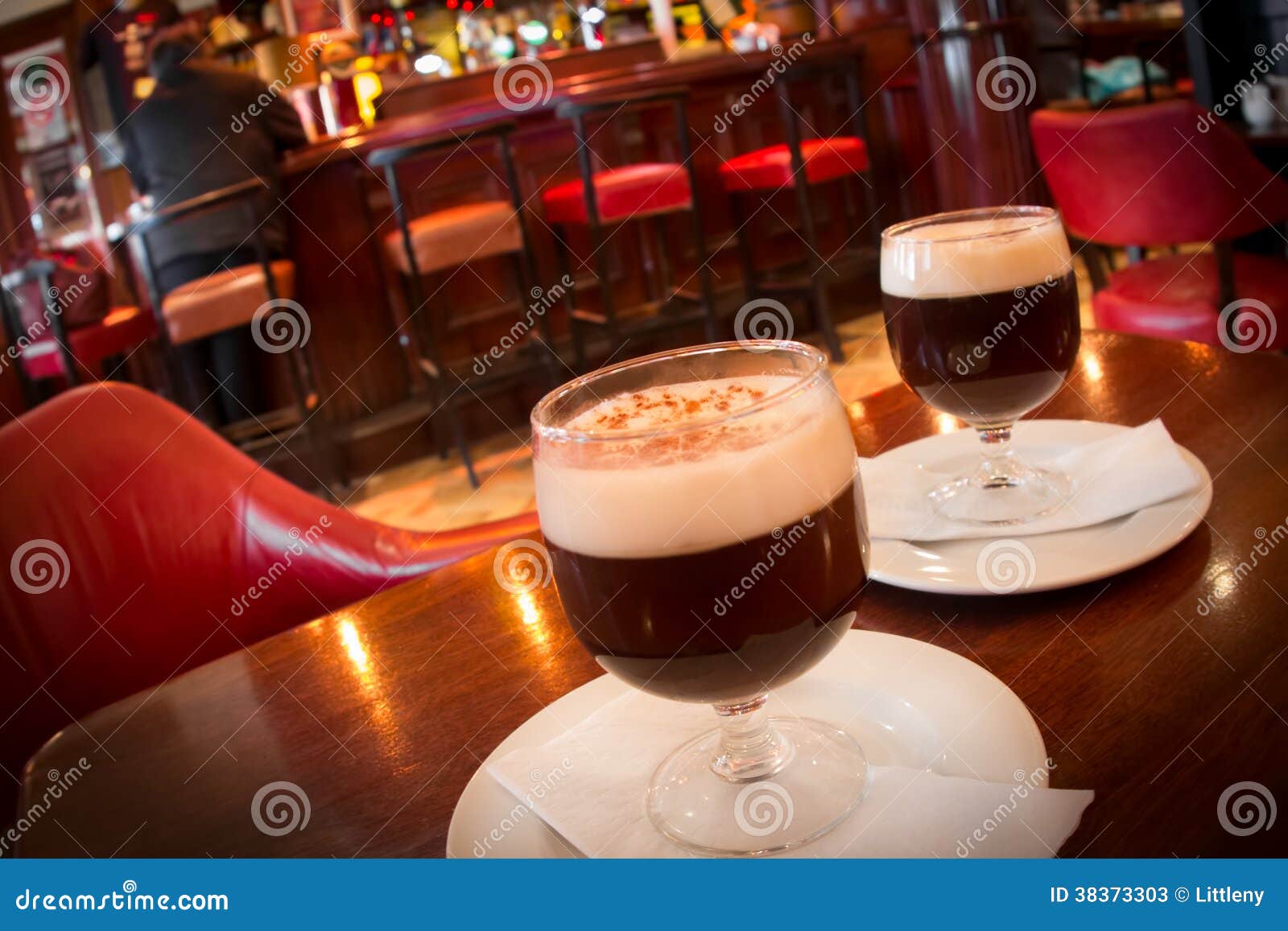 Irish Coffee stock image. Image of restaurant, table - 38373303