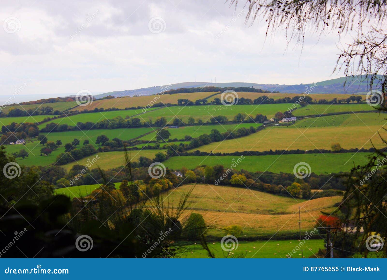 Irish Countryside 2 stock image. Image of views, countryside - 87765655