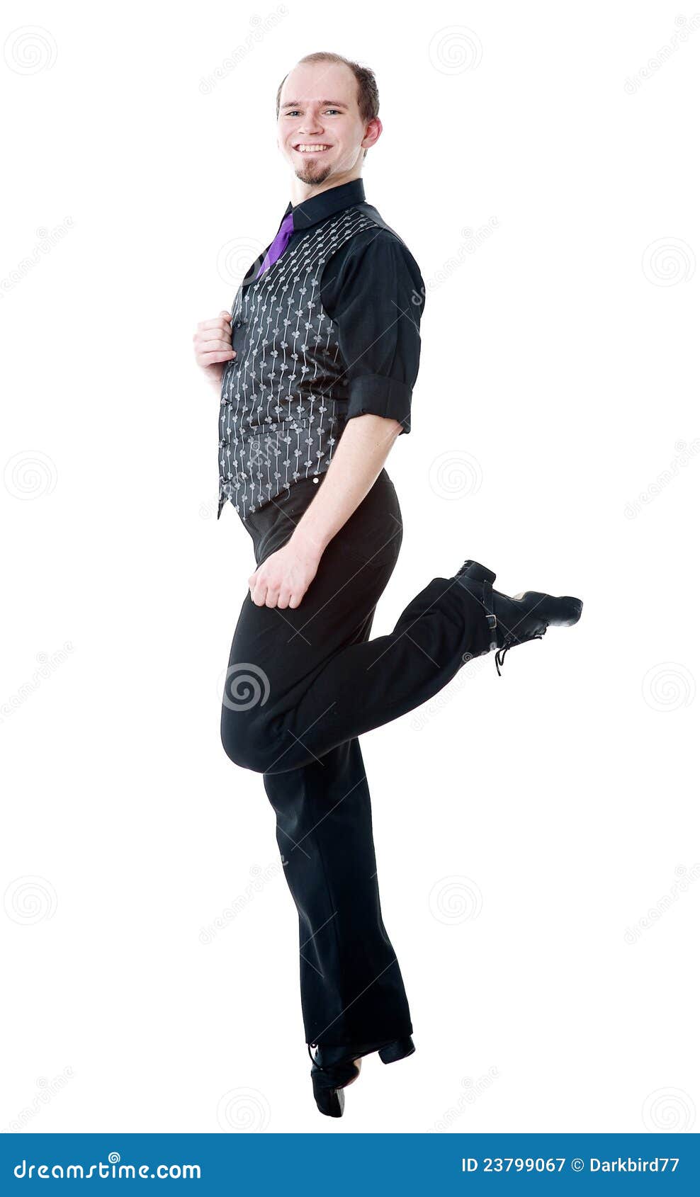 Irish dancer stock image. Image of male, shamrock, dance - 23799067