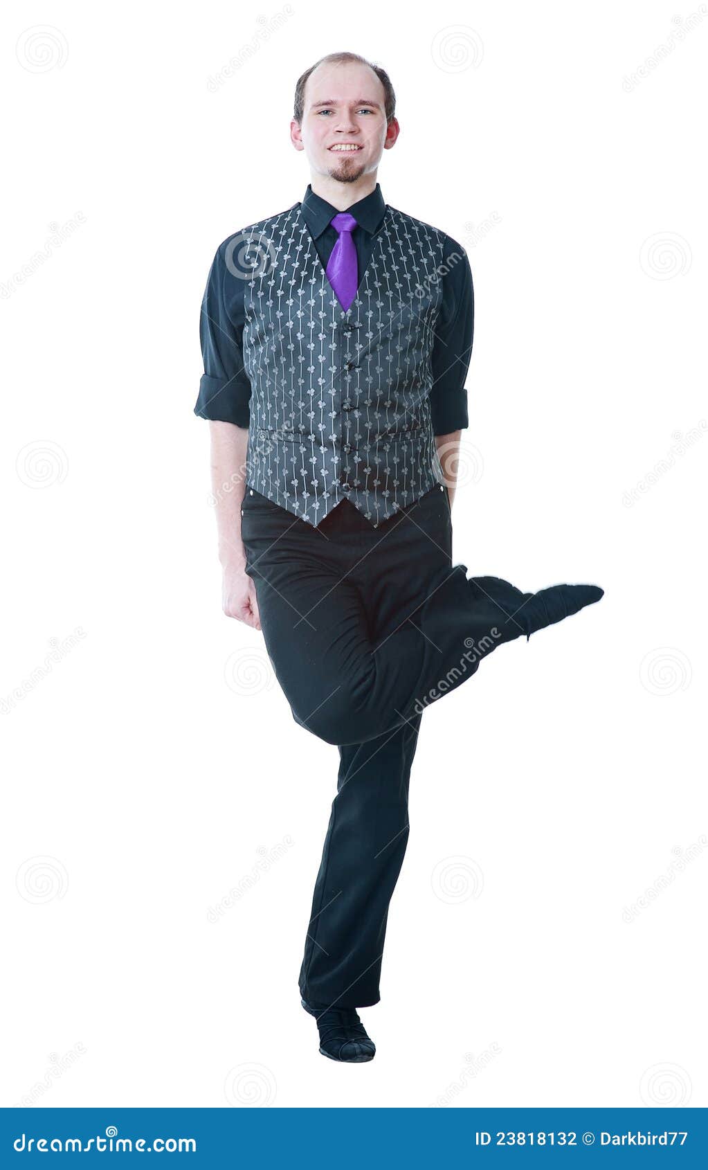 Irish dancer stock photo. Image of move, handsome, shirt - 23818132