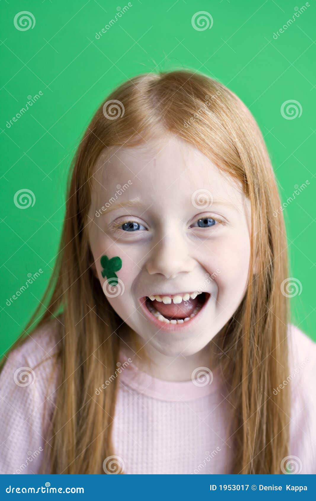 Irish Eyes Smilin stock image. Image of girl, saint, happy - 1953017