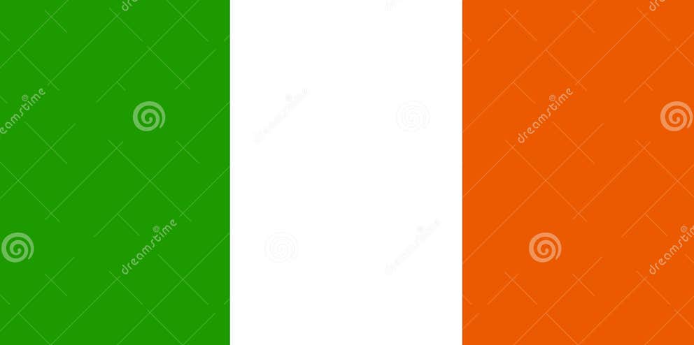 Irish Flag stock vector. Illustration of ireland, patterns - 31336