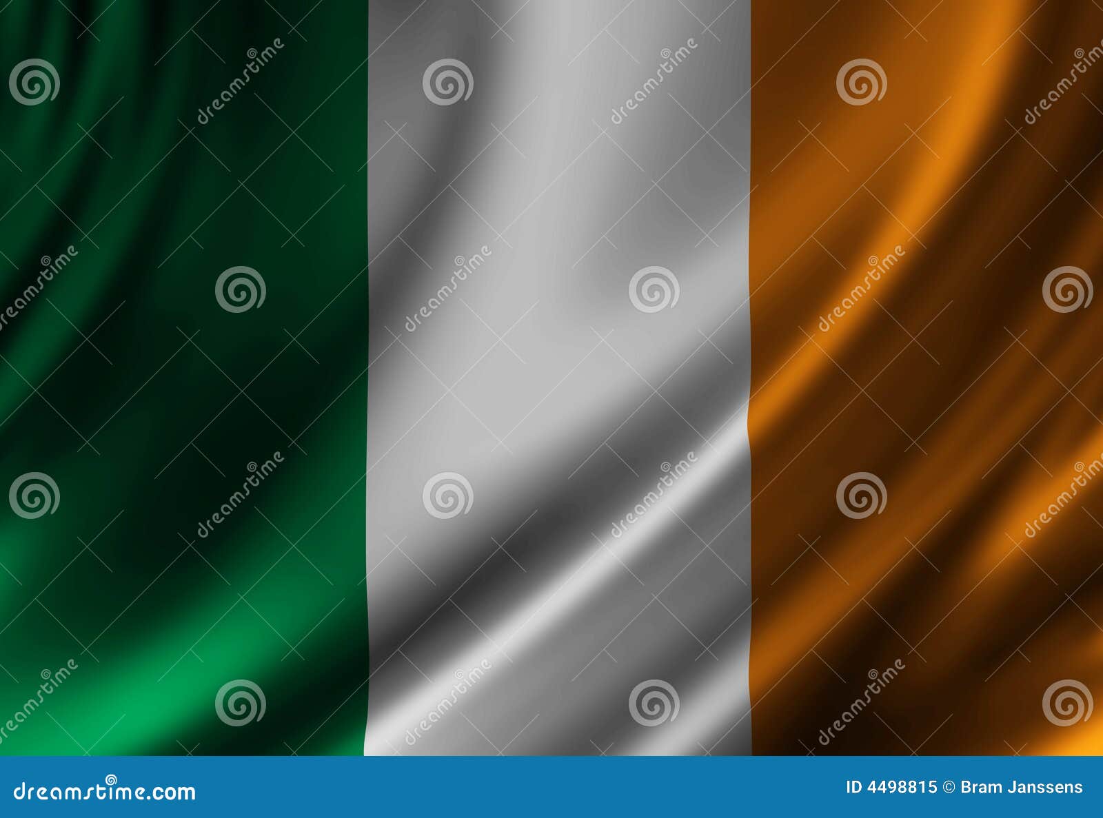 Irish Flag Background Cartoon Vector | CartoonDealer.com #80946483