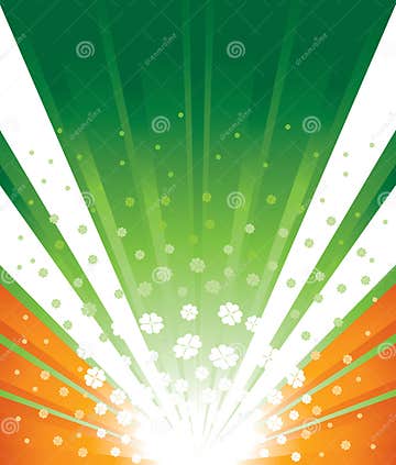 Irish Flag Background stock vector. Illustration of drawing - 10258231