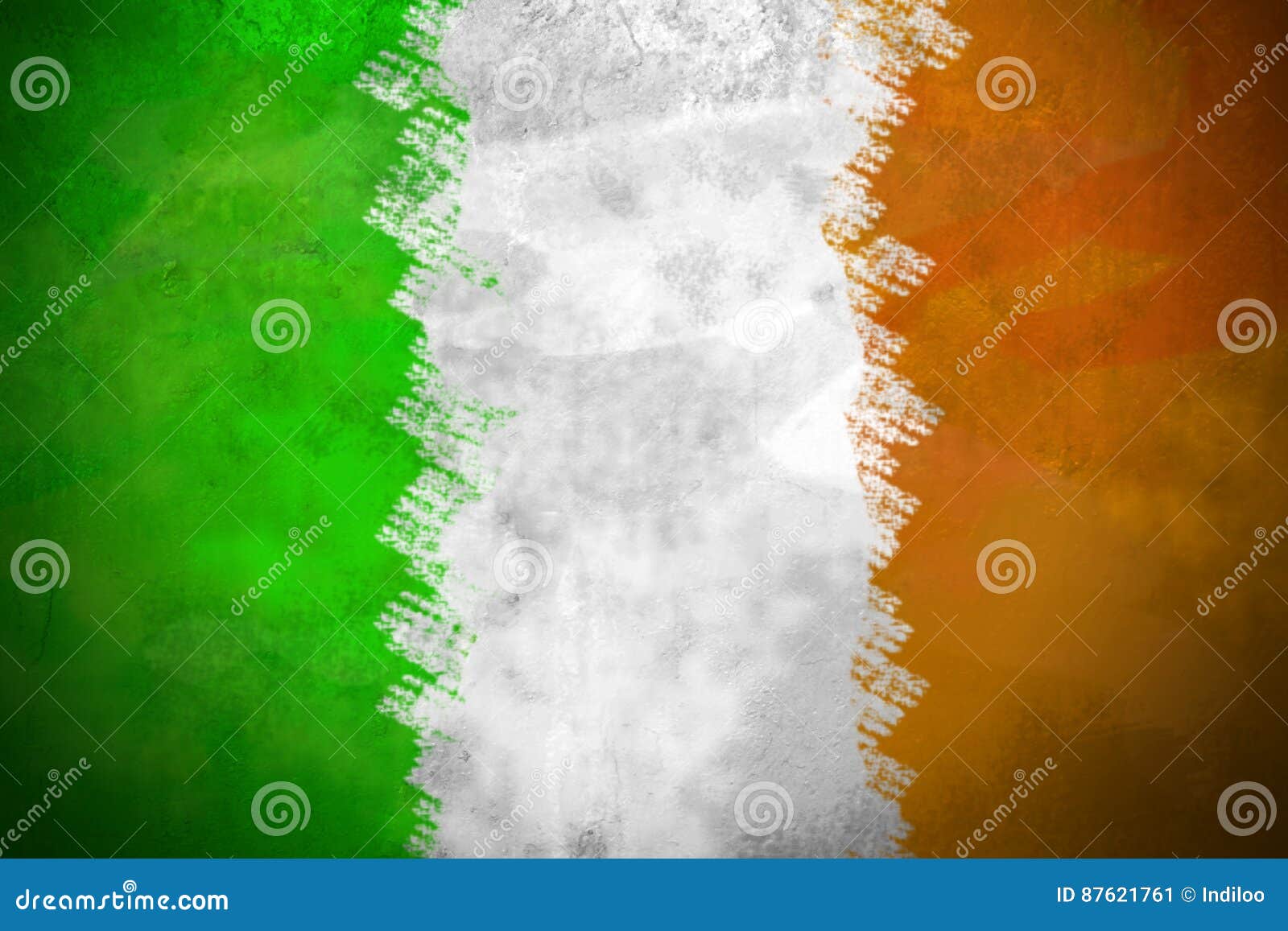 Irish Flag stock image. Image of irish, island, distressed - 87621761