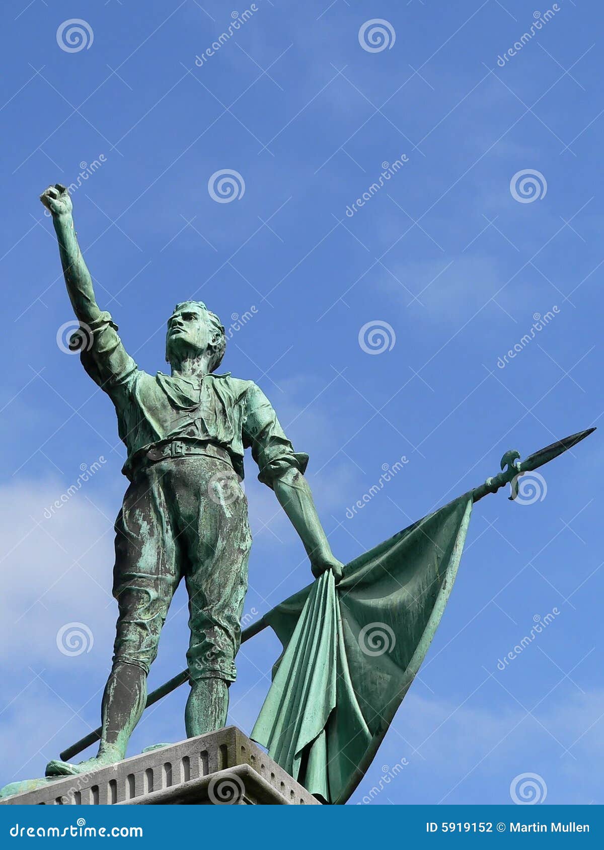 Irish Freedom Fighter stock photo. Image of statue, irish - 5919152