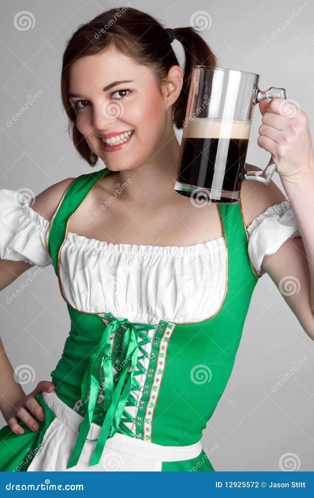 Irish Girl stock photo. Image of patrick, background - 12925572