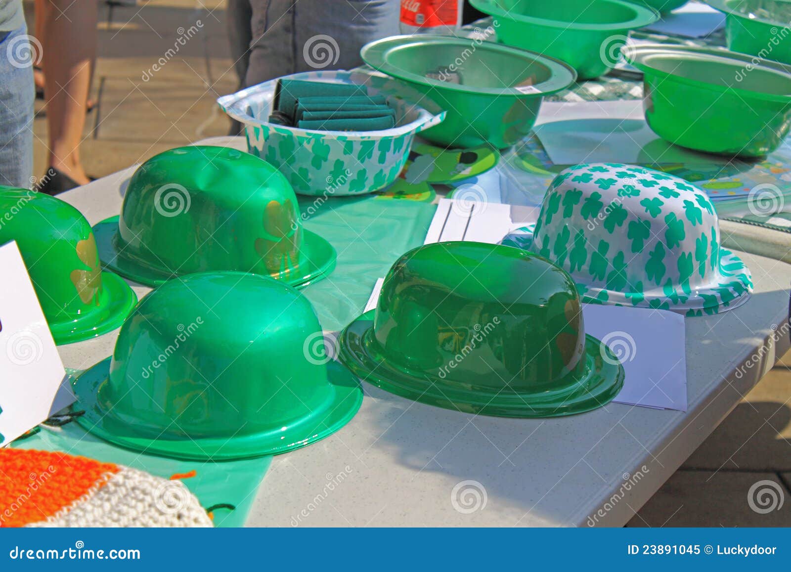 Irish Green Hats stock image. Image of ethnic, tradition - 23891045