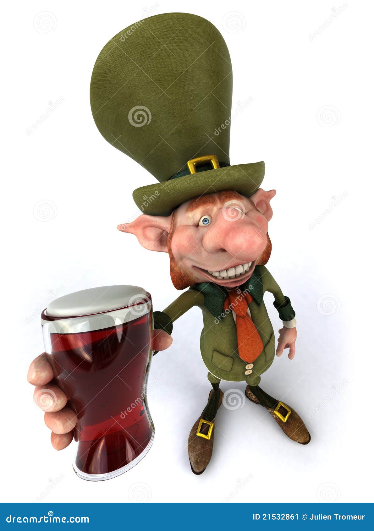 Irish leprechaun stock illustration. Illustration of folklore - 21532861