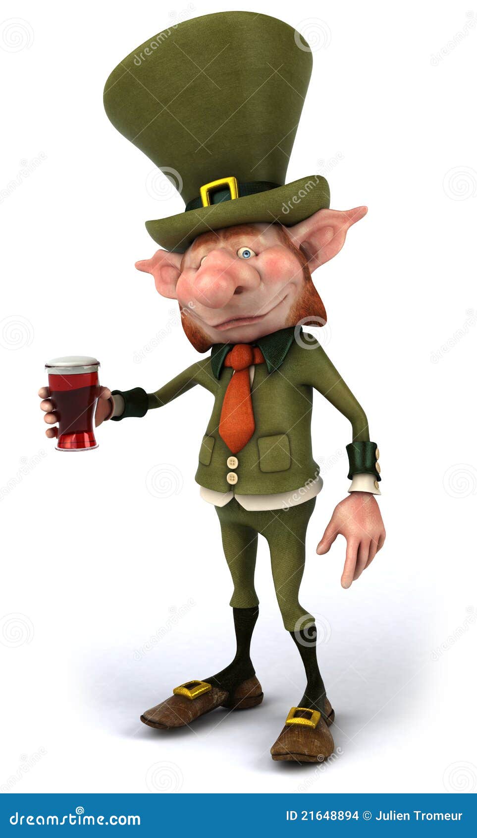 Irish leprechaun stock illustration. Illustration of saint - 21648894