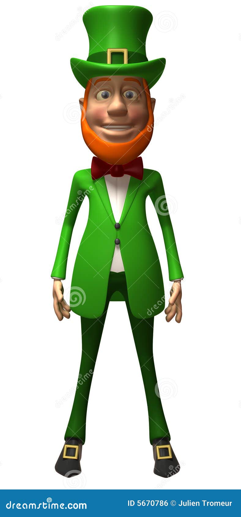 Irish leprechaun stock illustration. Illustration of legend - 5670786