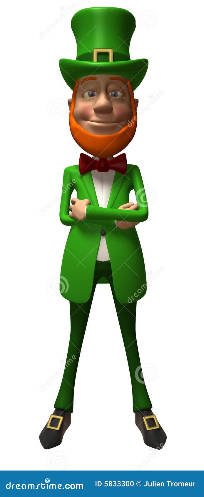 Irish leprechaun stock illustration. Illustration of shamrock - 5833300