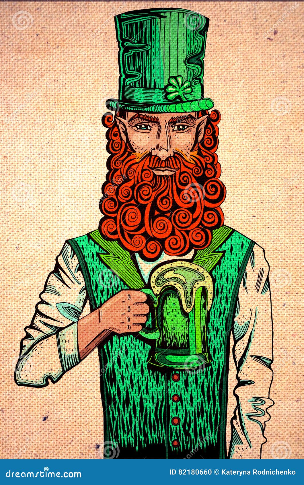 Leprechaun Drawing Stock Illustrations – 3,274 Leprechaun Drawing Stock ...