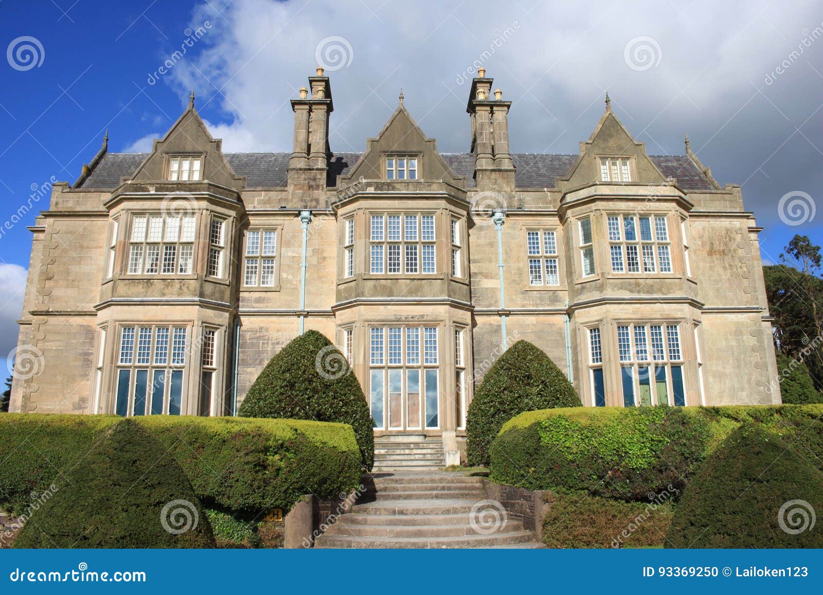 Irish manor house stock photo. Image of building, front - 93369250