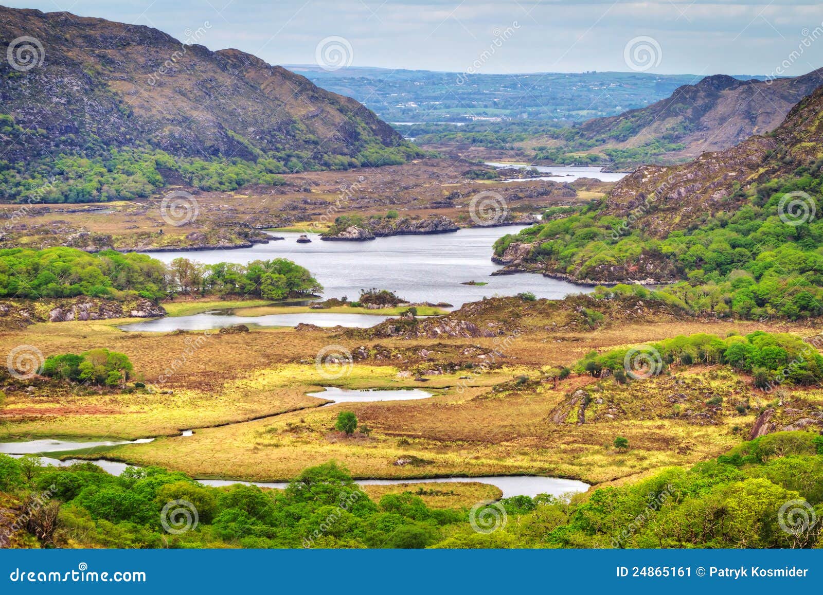 Irish Mountains of Killarney Pass Stock Image - Image of beautiful ...
