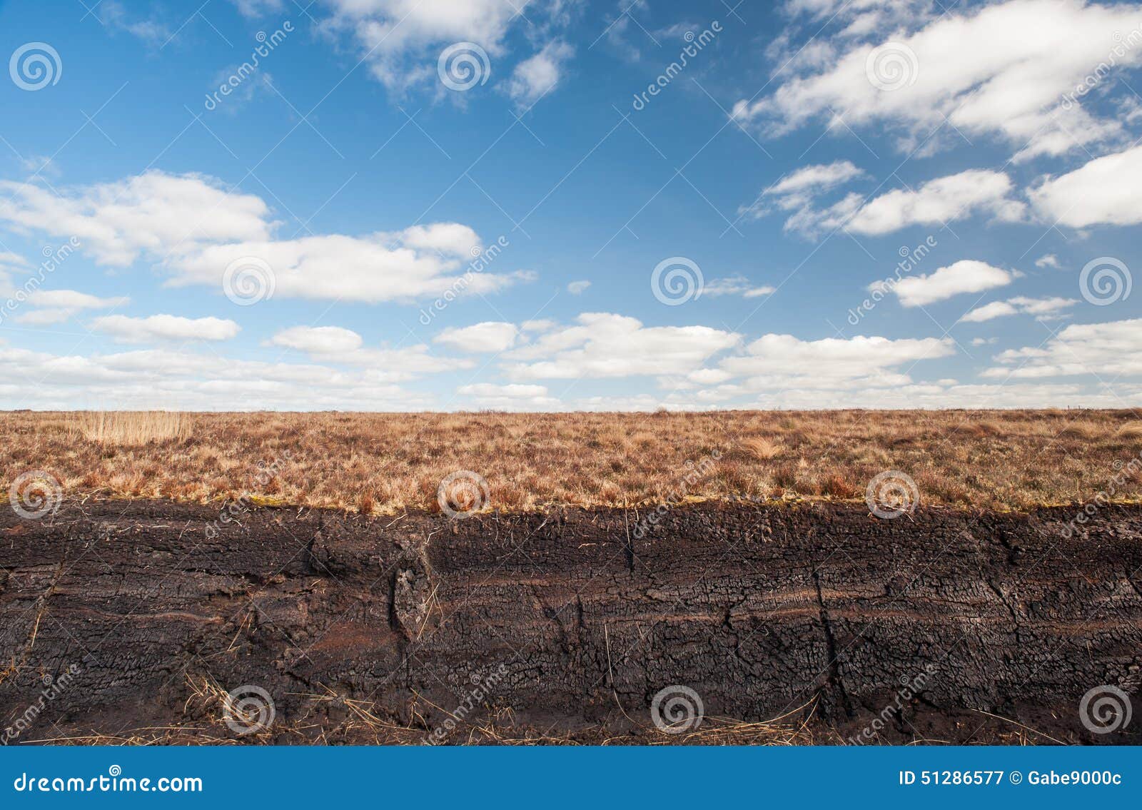 Irish peat bog stock image. Image of ireland, abonos - 51286577