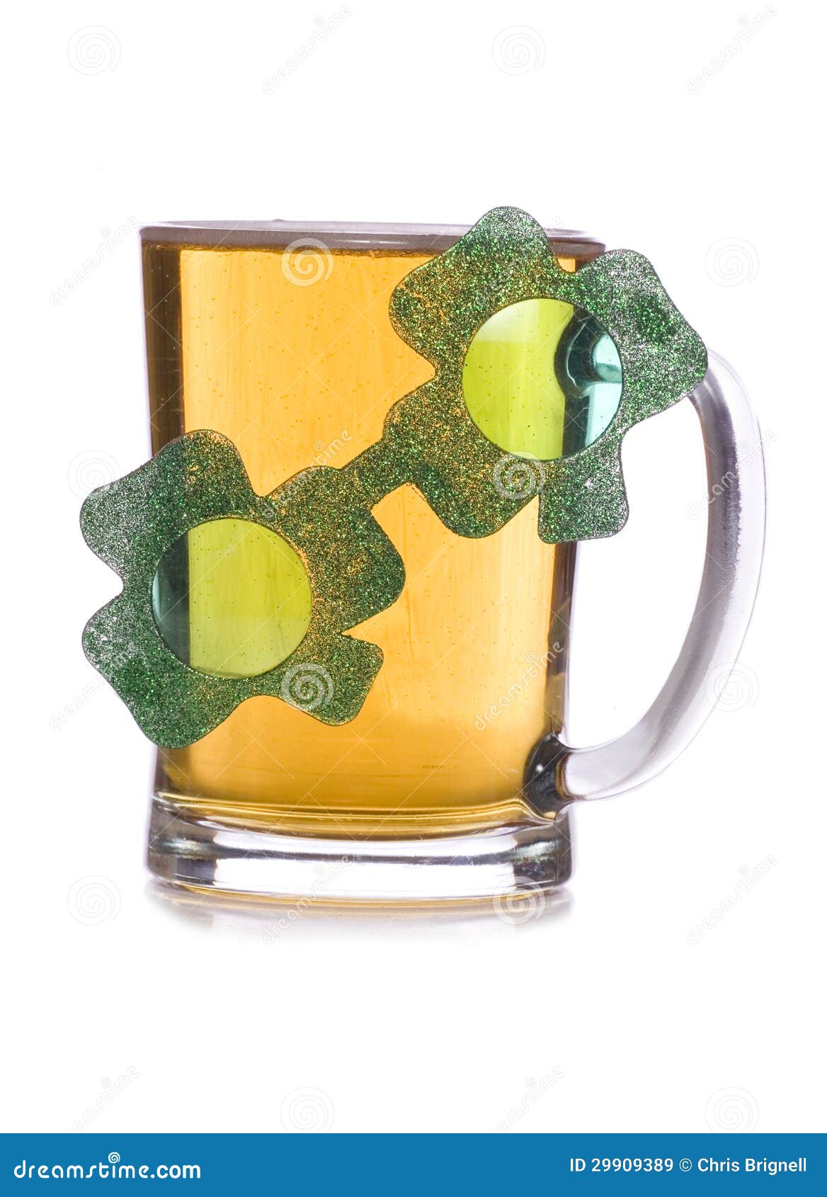 Irish Pint of Beer Celebration Stock Image - Image of version, four ...