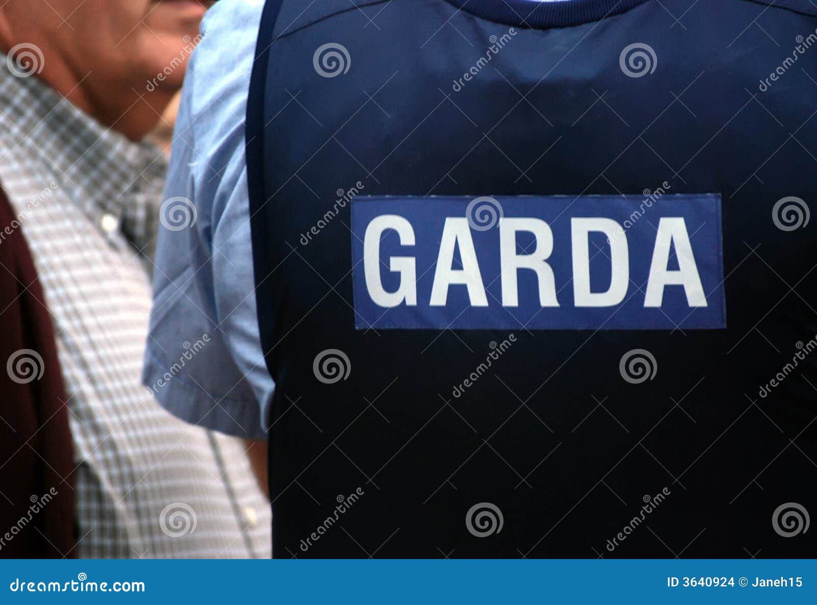 Irish police uniform GARDA stock photo. Image of security - 3640924