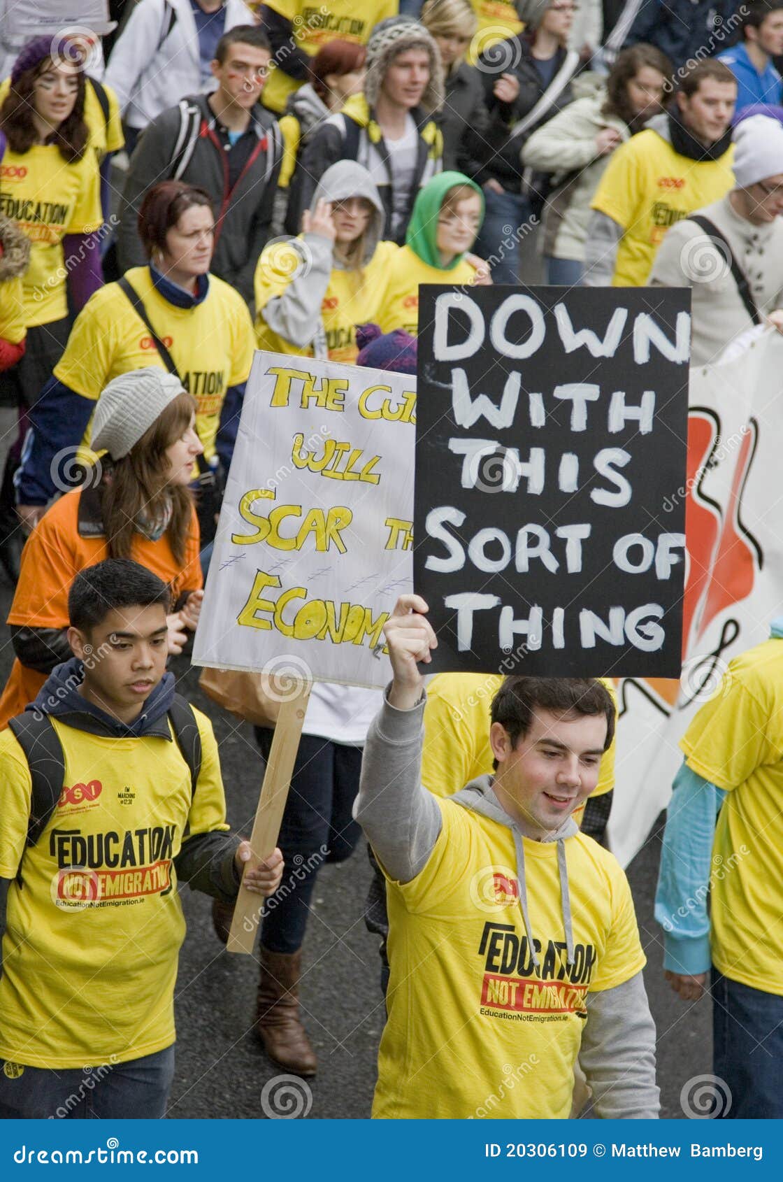Irish Protest editorial stock image. Image of walking - 20306109