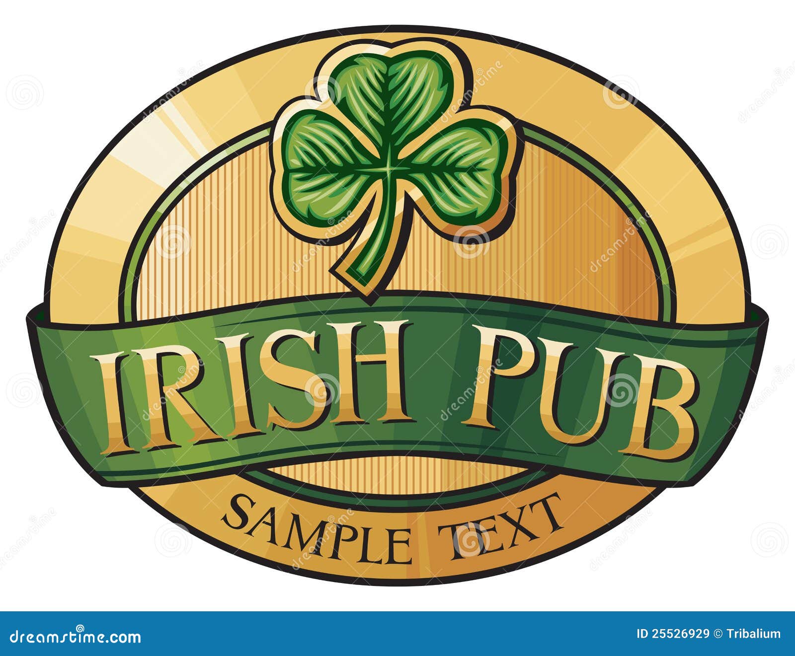 Irish pub stock vector. Illustration of retro, dessert - 25526929