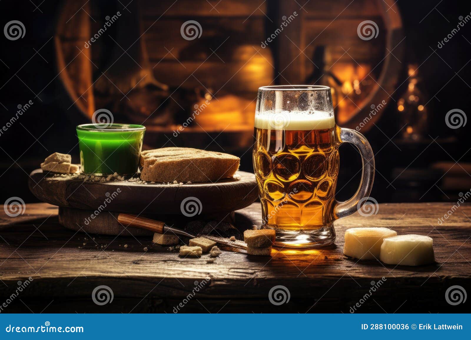 Irish Pub Themed Background Large Copy Space - Stock Picture Backdrop ...