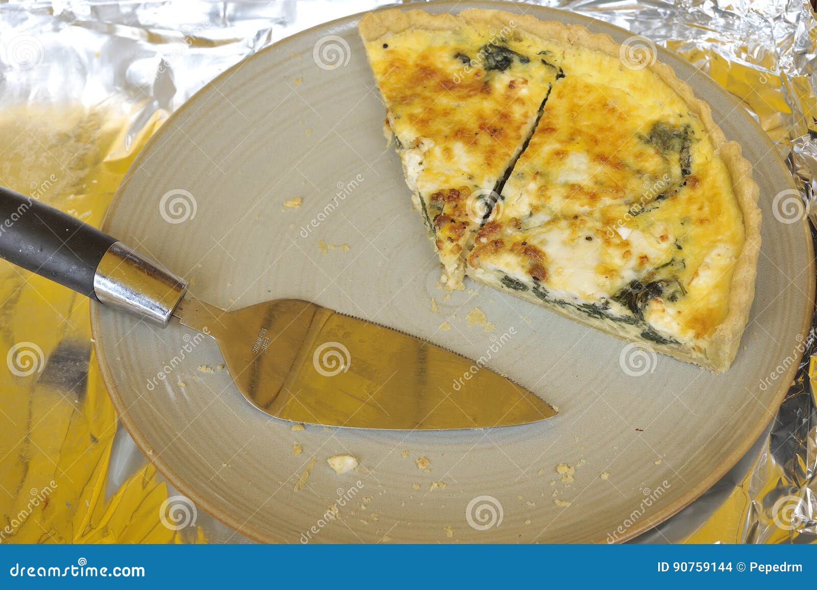 Irish quiche stock photo. Image of bakery, cooking, appetizer - 90759144