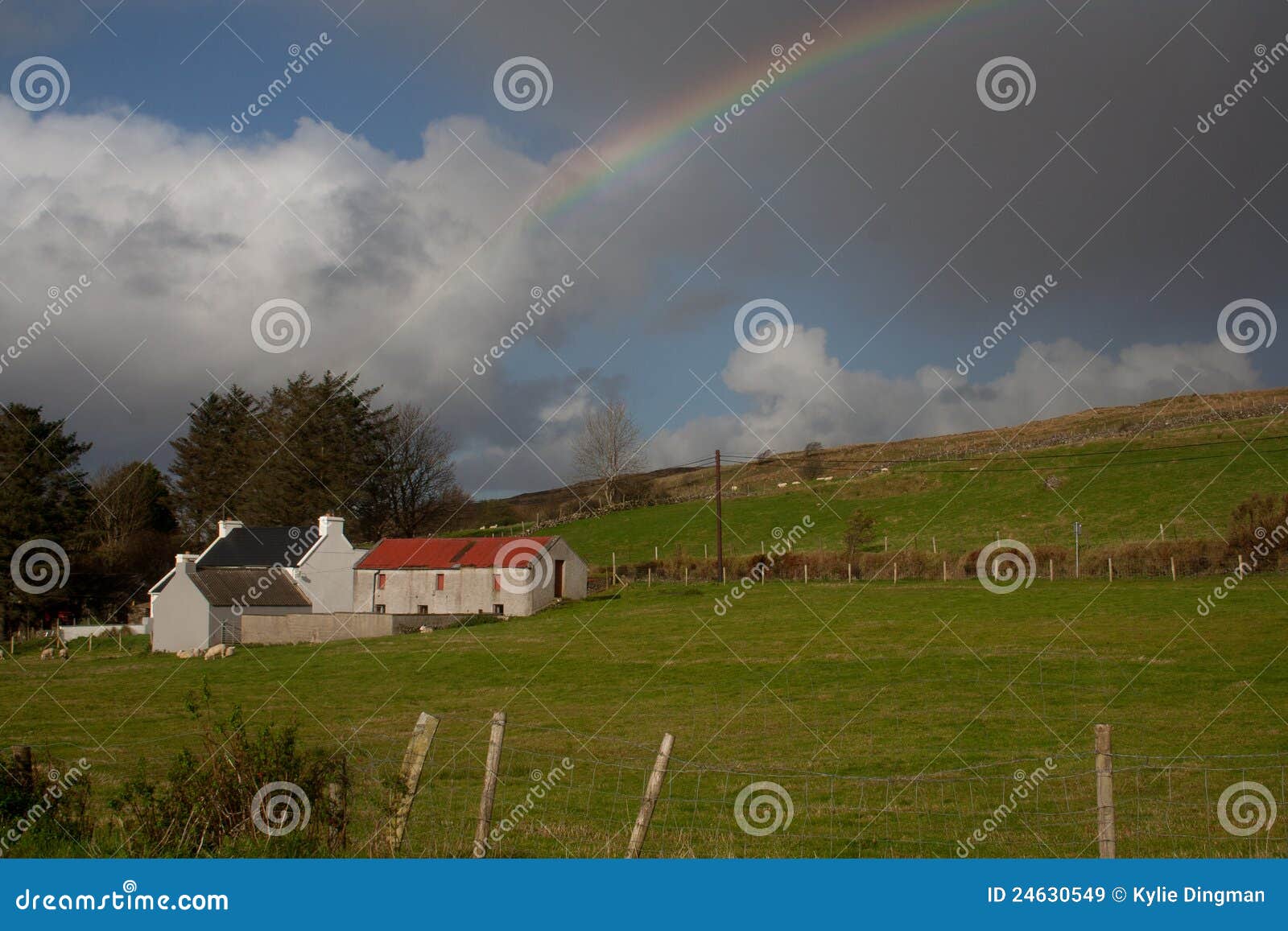 Irish Rainbow stock image. Image of places, lush, tourism - 24630549