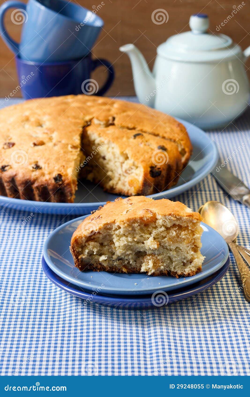 Irish raisin cake stock image. Image of currants, snack - 29248055