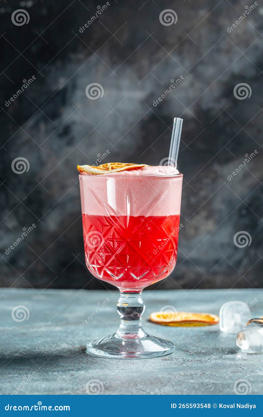 Irish Rose Alcohol Cocktail, Fresh and Healthy Cocktail Stock Photo ...