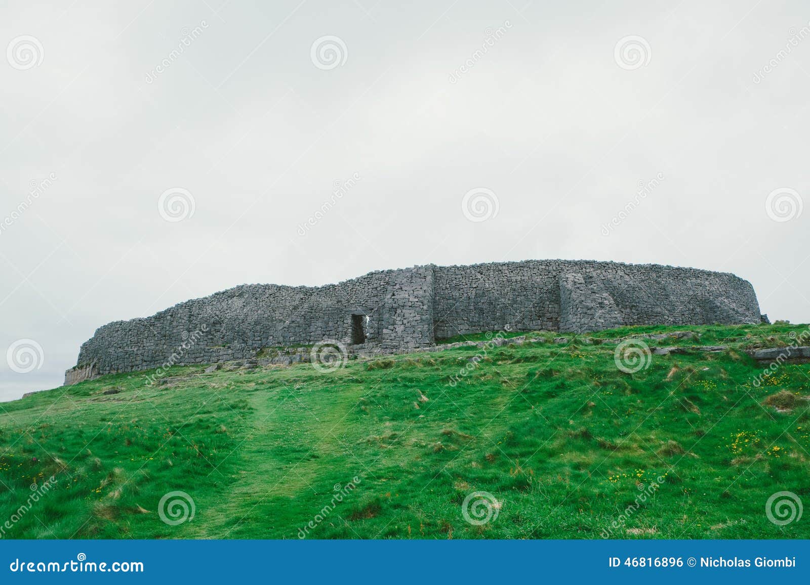 Irish Ruins, Aran Islands stock photo. Image of aran - 46816896