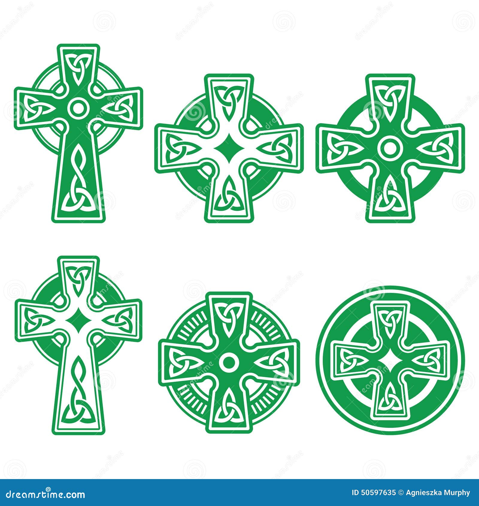 Green Irish Cross