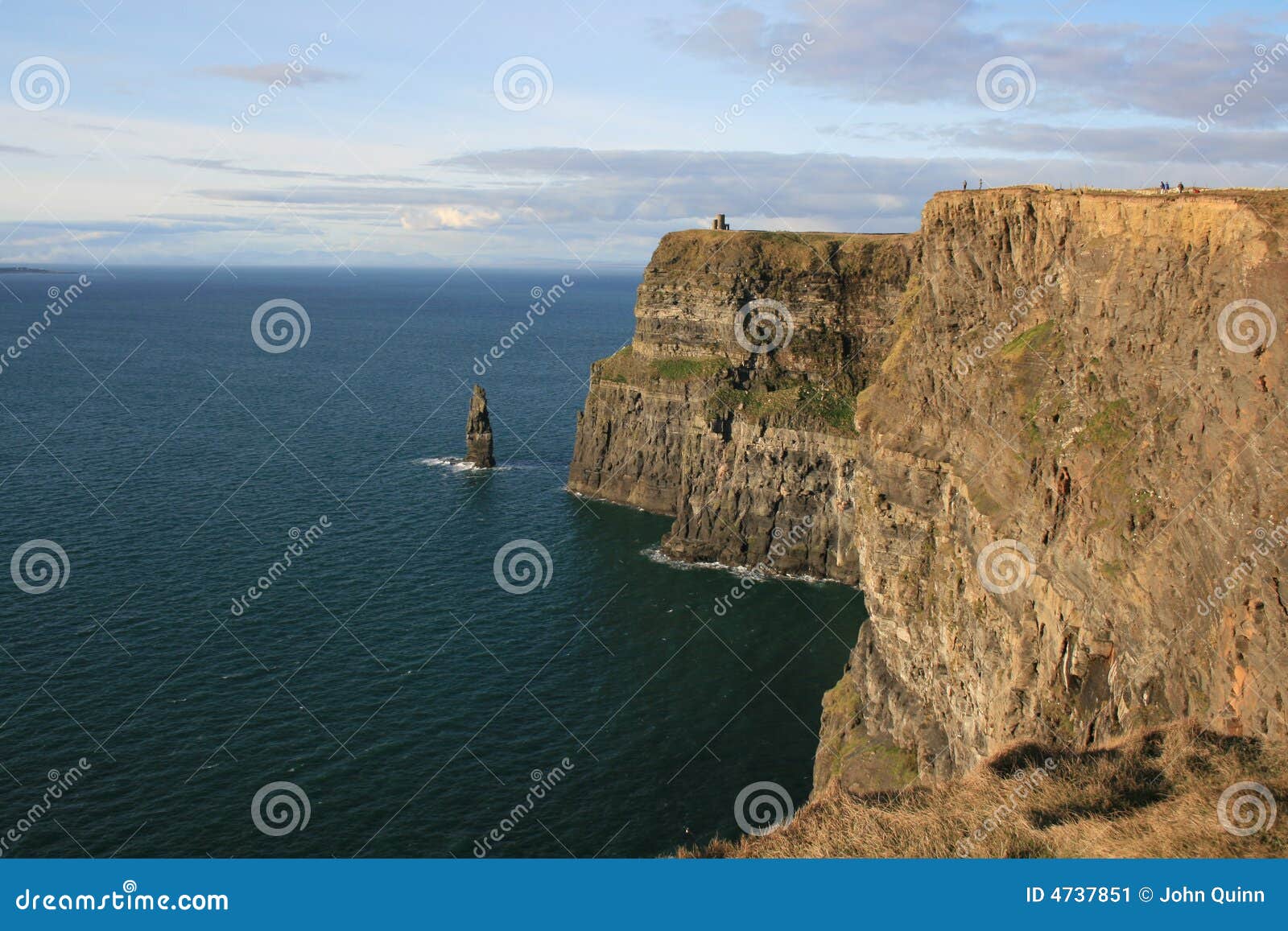 Irish sea cliffs stock image. Image of moher, coastline - 4737851