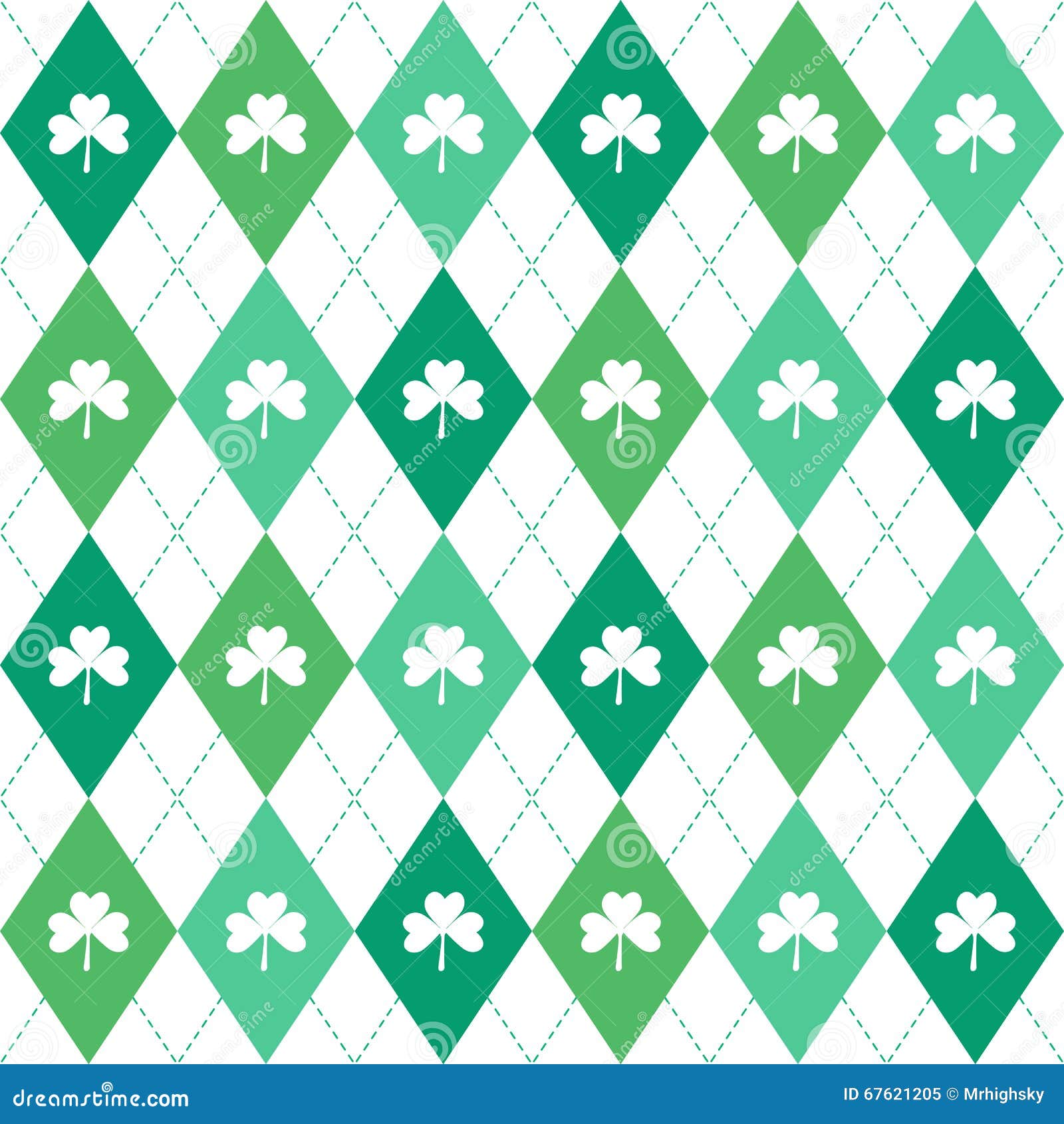 Irish seamless pattern stock vector. Illustration of paper - 67621205