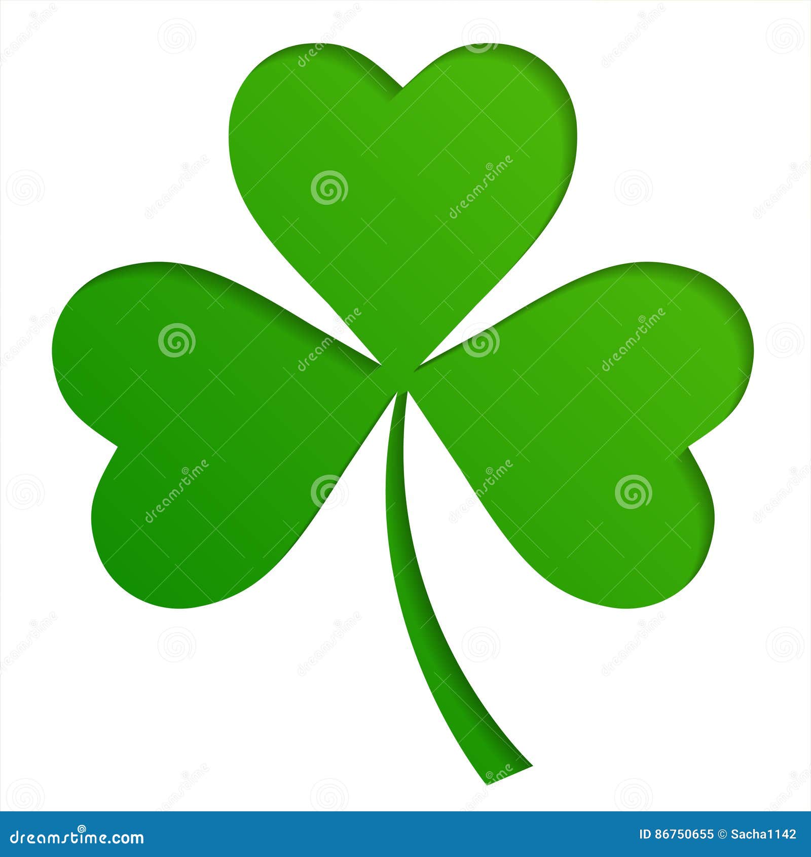 Irish Shamrock Leaves Background for Happy St. Patrick`s Day Stock ...