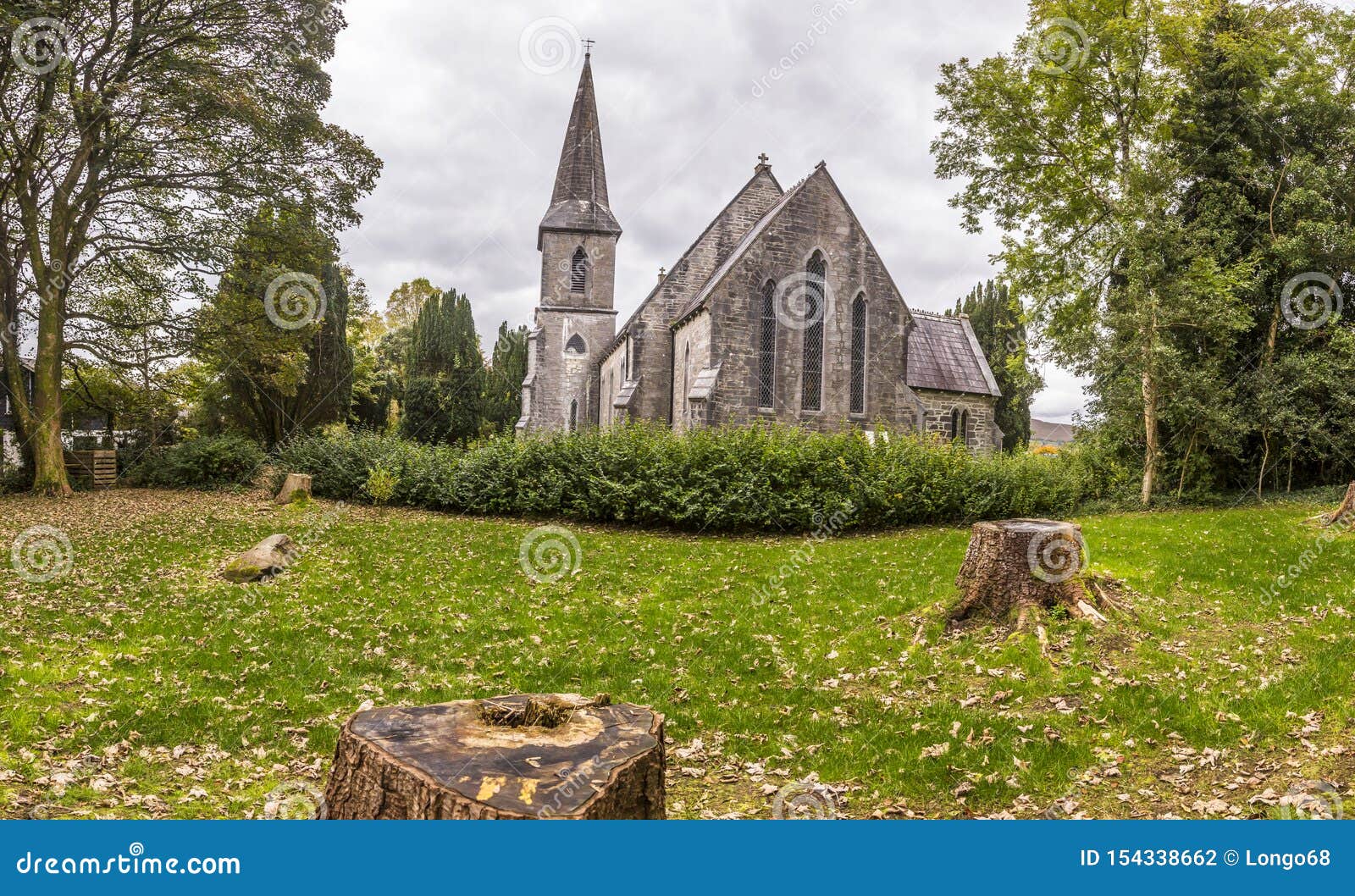 Irish Style Church in Kenmare Stock Photo - Image of ring, religion ...